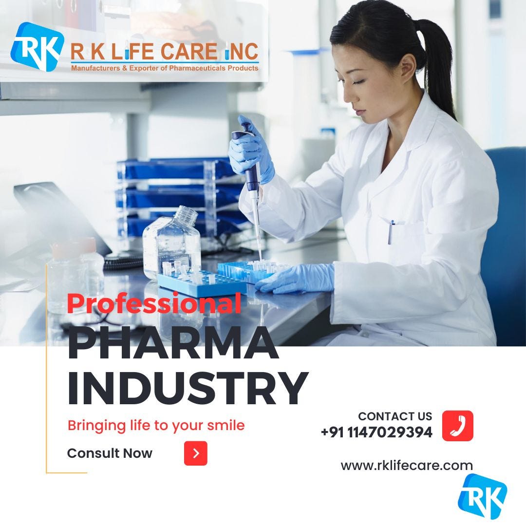 Driven by a mission to improve and save lives, RK Life Care Pharmaceutical Companies excels in ...