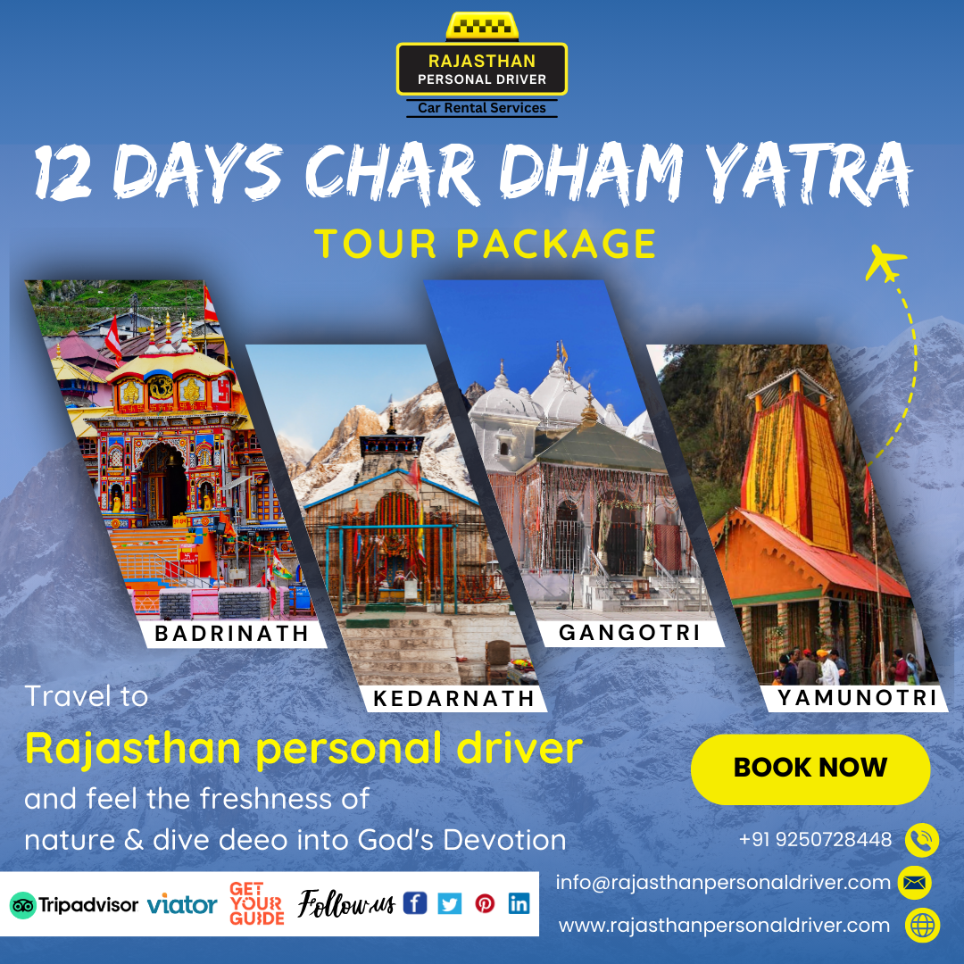 12-Day Char Dham Yatra Tour Package | by Rajasthan Personal Driver ...