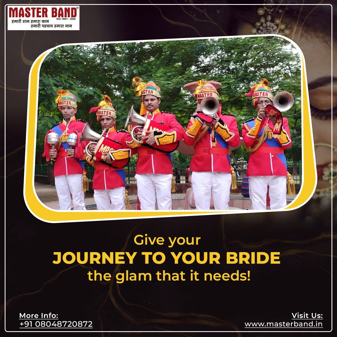 Top Wedding Band in Delhi | Band for Marriage | by Master Band | Medium