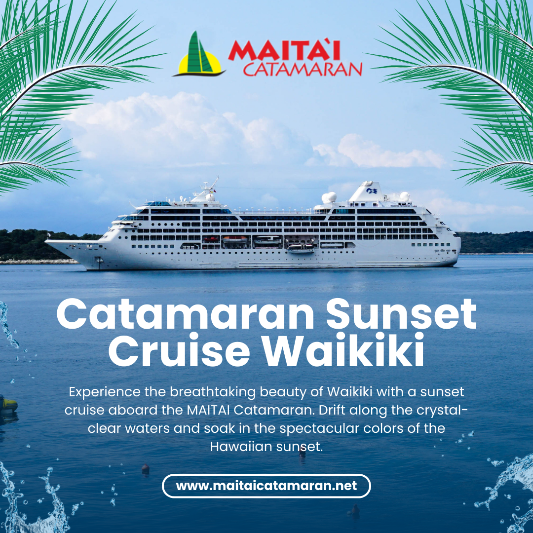 Catamaran Sunset Cruise Waikiki Experience the breathtaking Catamaran ...