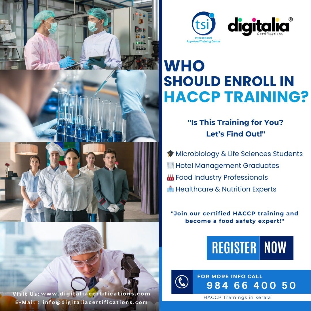 HACCP TRAINING IN KERALA. digitalia certifications suggest… | by sree chinnu | Feb, 2025 | Medium