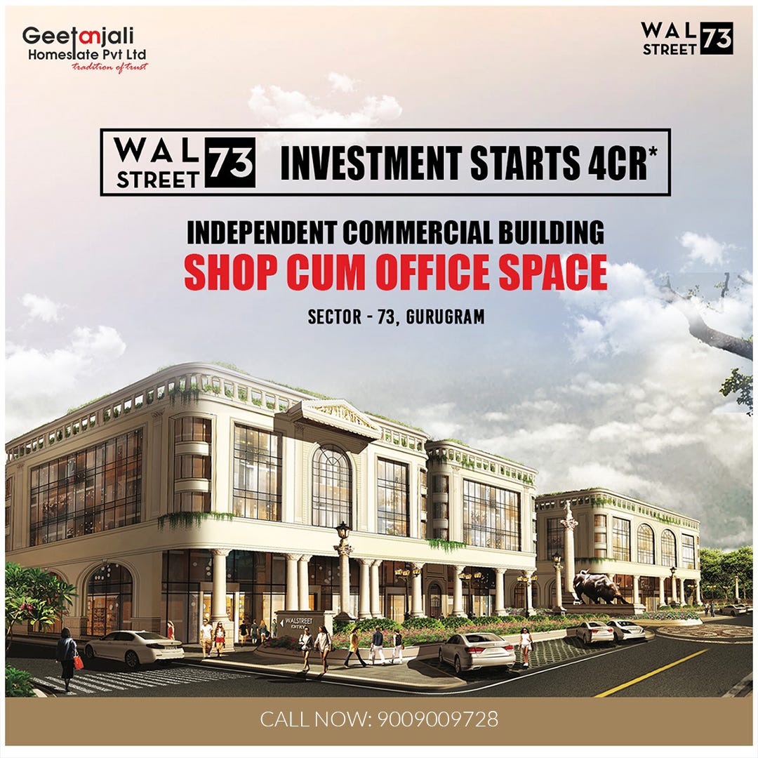 The Future of Real Estate: Wal Street SCO Plots | by Geetanjali ...