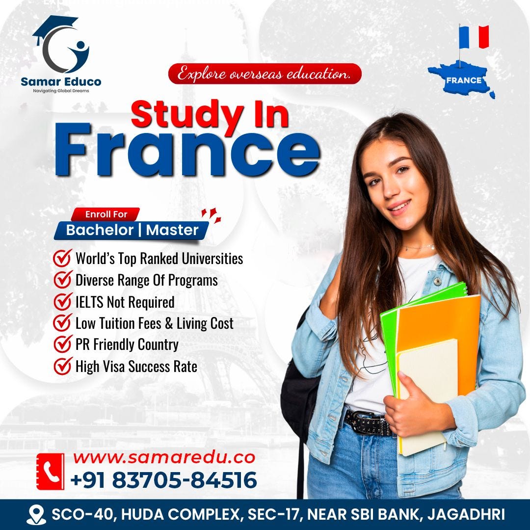 Dreaming of Studying in France? - SAMAR EDUCO - Medium