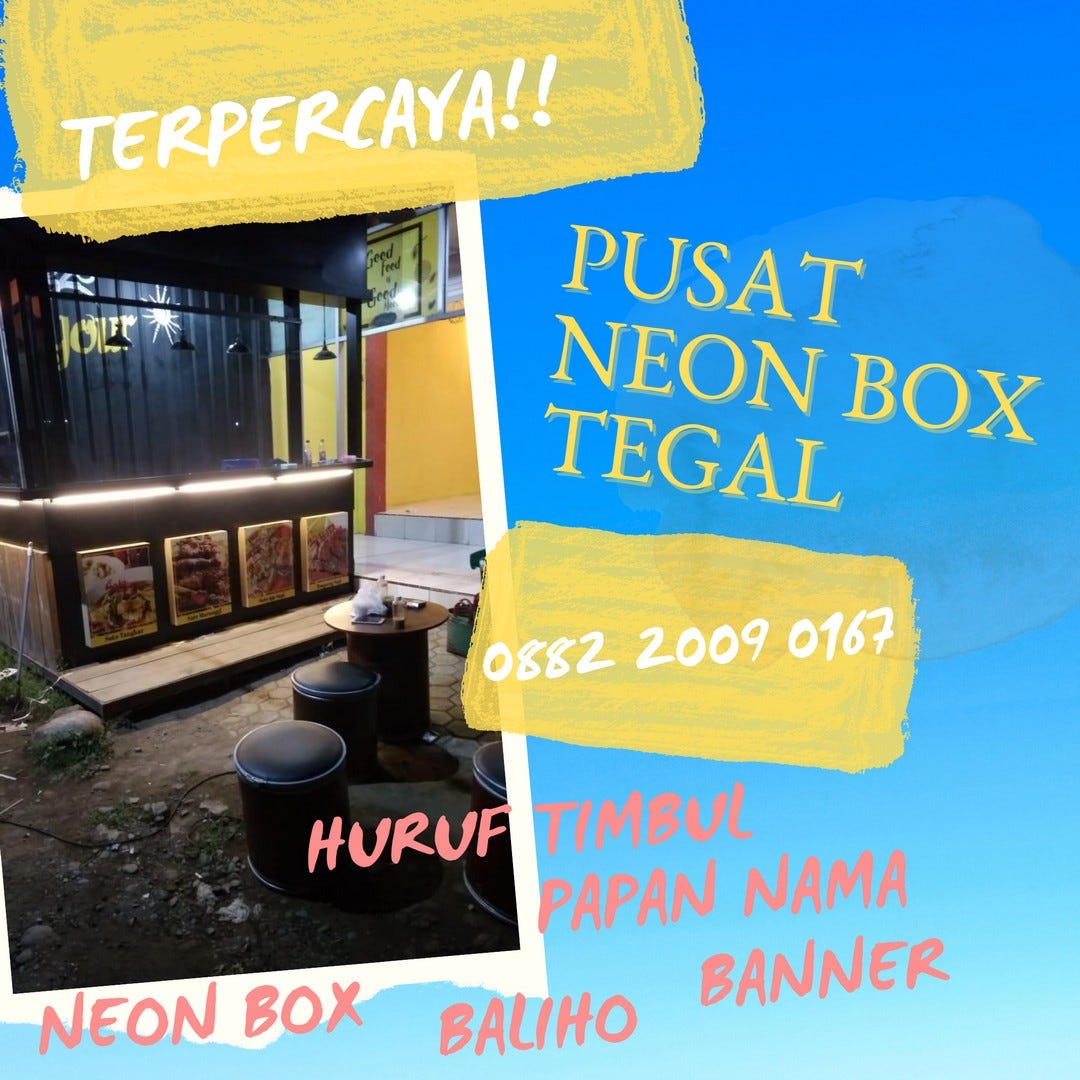 PROMO!! NEON BOX MURAH, HURUF TIMBUL, BALIHO WA 0882 2009 O167 - risma ...