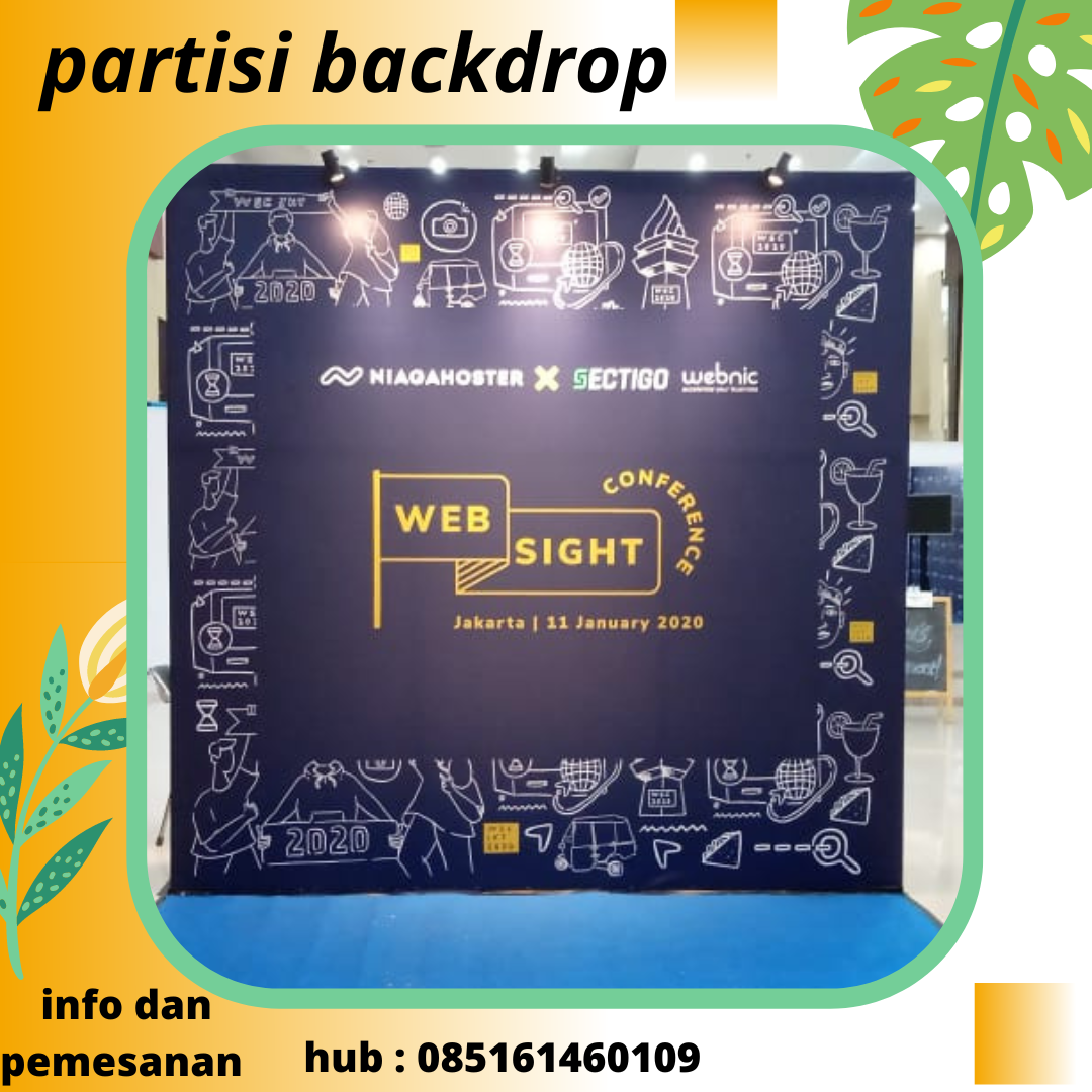 Partisi Backdrop Panel Pameran Foto - partisi pameran tangerang - Medium
