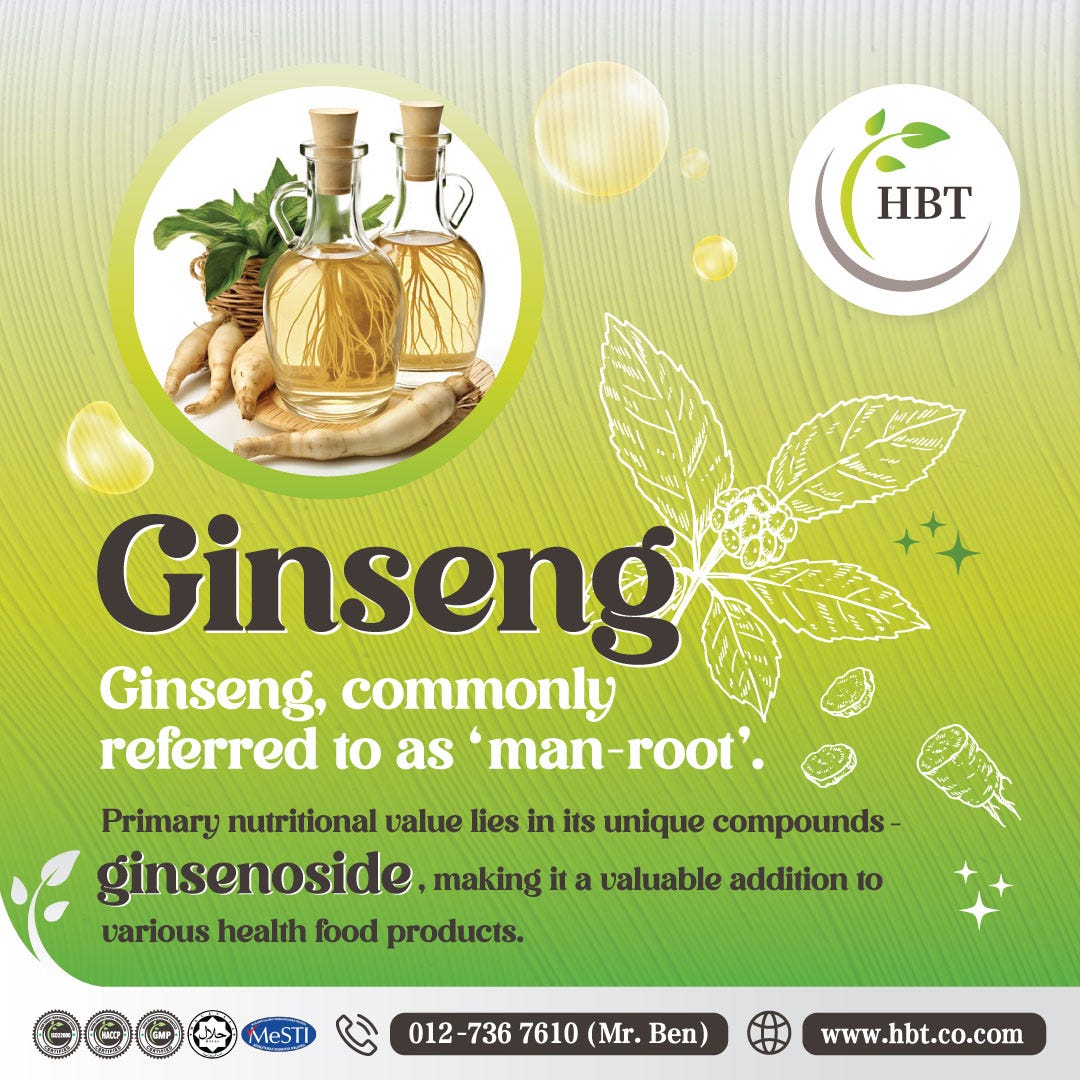 How Ginseng Contribution in OEM Health Supplement | by HBT Food ...
