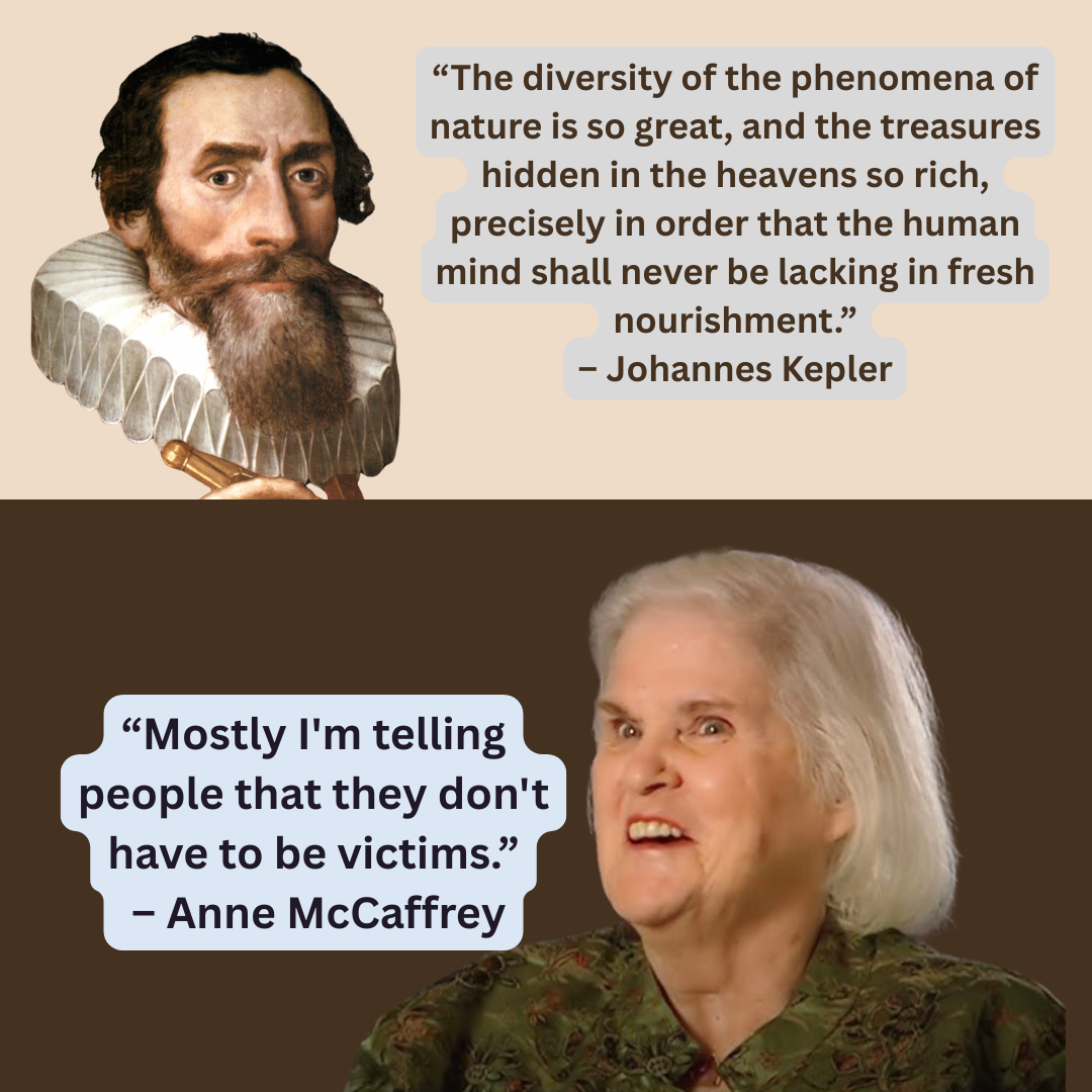 Science Fantasy and Science — Johannes Kepler & Anne McCaffrey | by ...