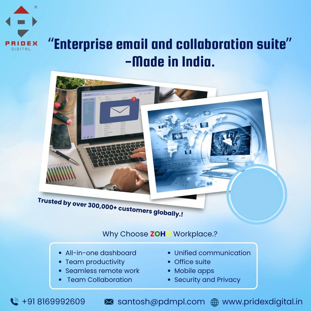 Zoho Workplace in Thane. In today’s fast-paced business… | by Pridex Digital Solution Pvt Ltd ...