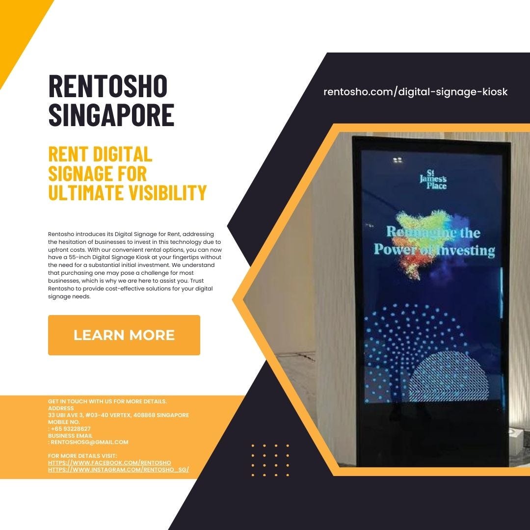Unveiling the Power of Portable Digital Signage for Any Occasion with ...