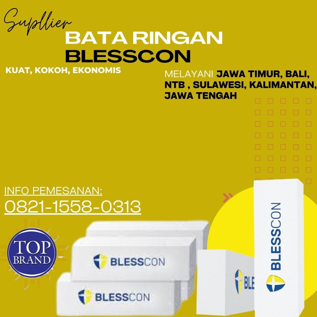 KUALITAS TERBAIK, 0821–1558–0313 Harga Bata Ringan Blesscon Sidoarjo ...