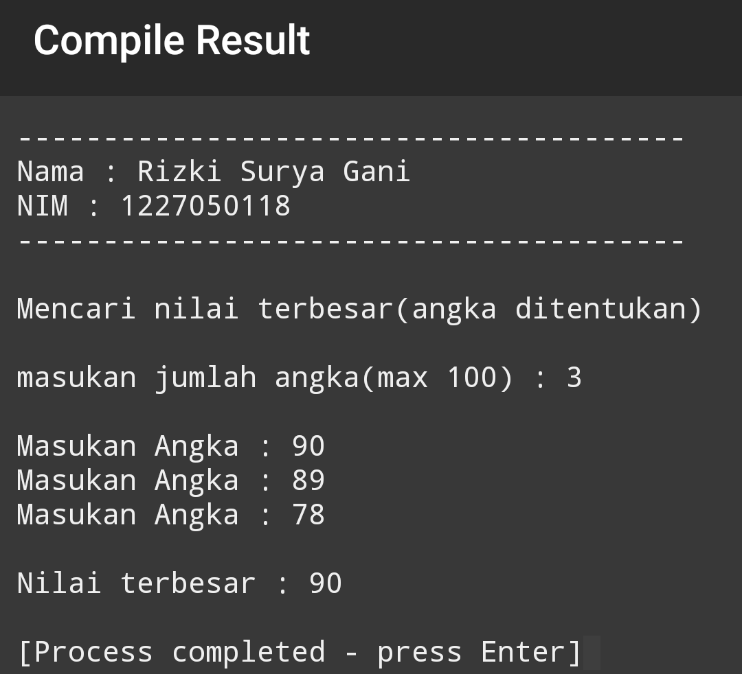 Array Multidimensi Oleh Rizki Surya Gani — Teknik Informatika UIN Sunan Gunung Djati Bandung ...