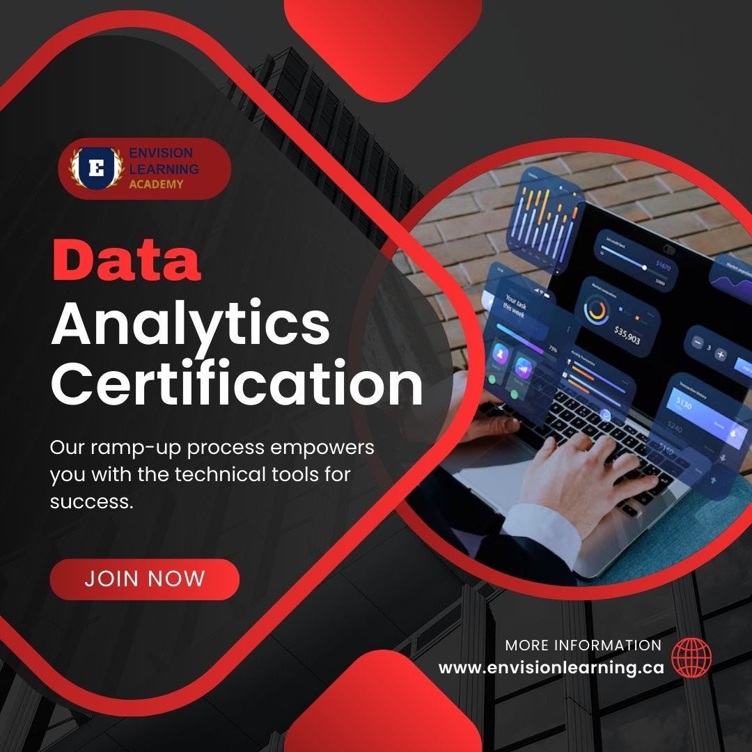 Elevate Your Career with Data Analytics Certification from Envision Learning Academy - Envision ...