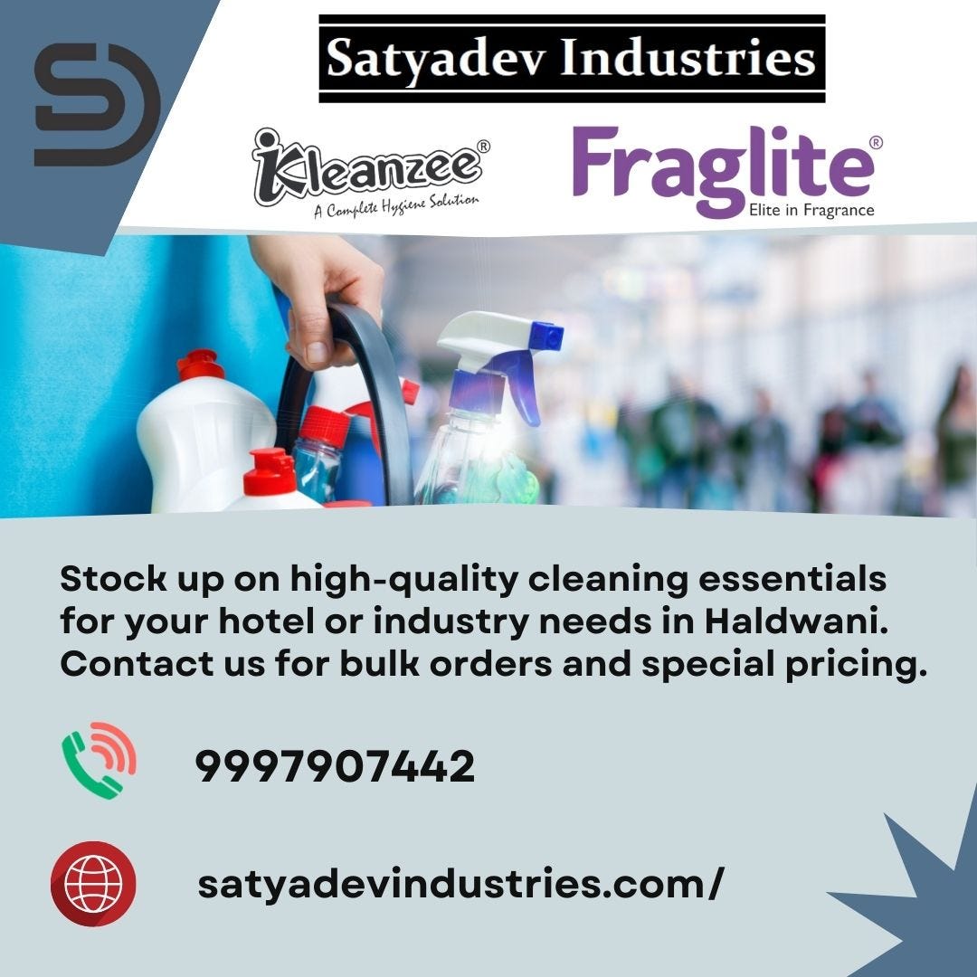 Cleaning Products Supplier And Manufacturer In Haldwani, Uttarakhand | by Satyadev industries ...