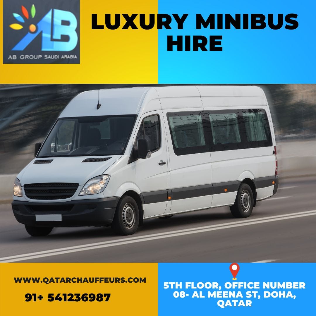 Quick, Affordable, and Punctual Ride: Book our Luxury Minibus in Qatar - AB Transport - Medium