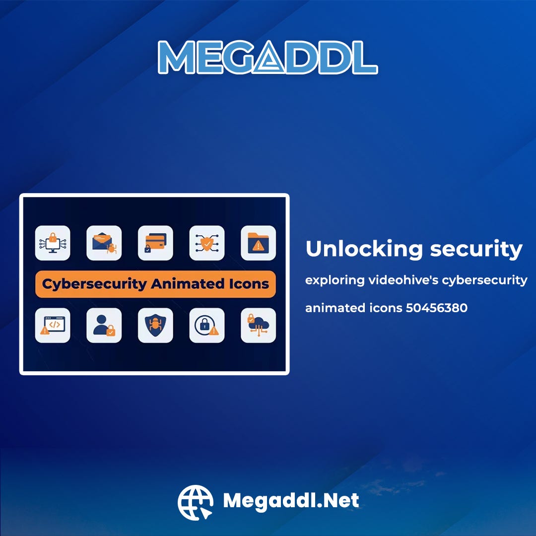 Unlocking security: exploring videohive’s cybersecurity animated icons ...