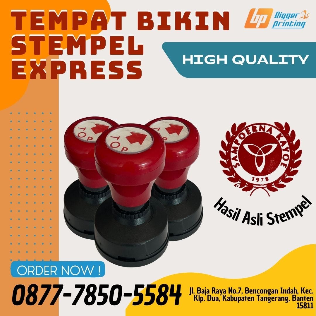 EXPRESS, Wa./Call 0877–7850–5584, Tempat bikin stampel Di Kec ...