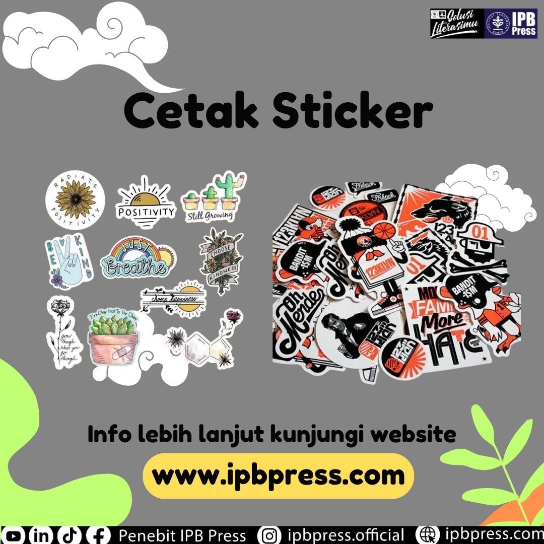 GOKIL, Percetakan sticker terdekat di Jakarta, WA: 0878–7354–7779 ...