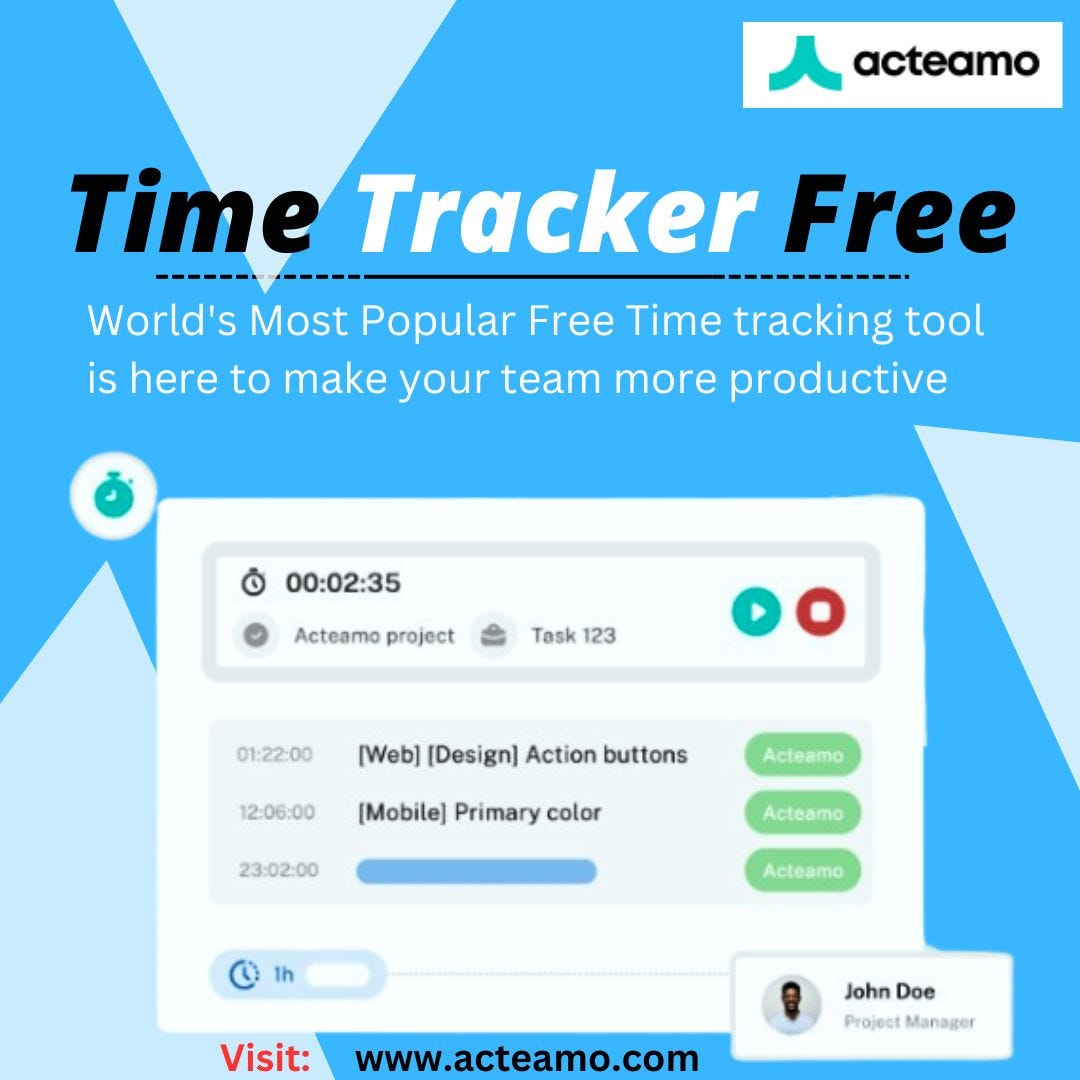 Time Tracker Free | Windows Timer - Acteamosoftware - Medium