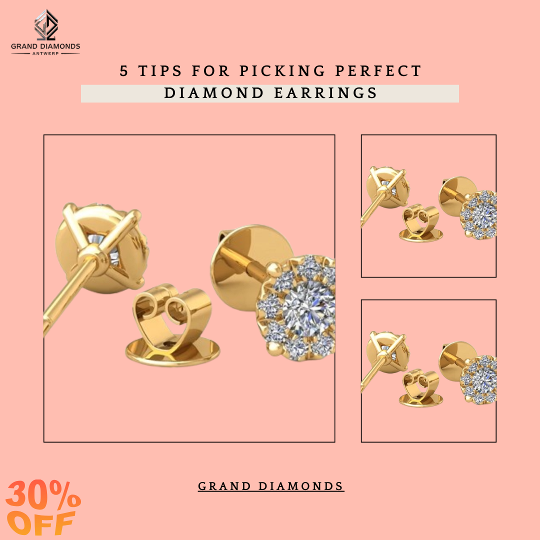 5 Tips for Picking Perfect Diamond Earrings | by Grand Diamonds | Jan ...