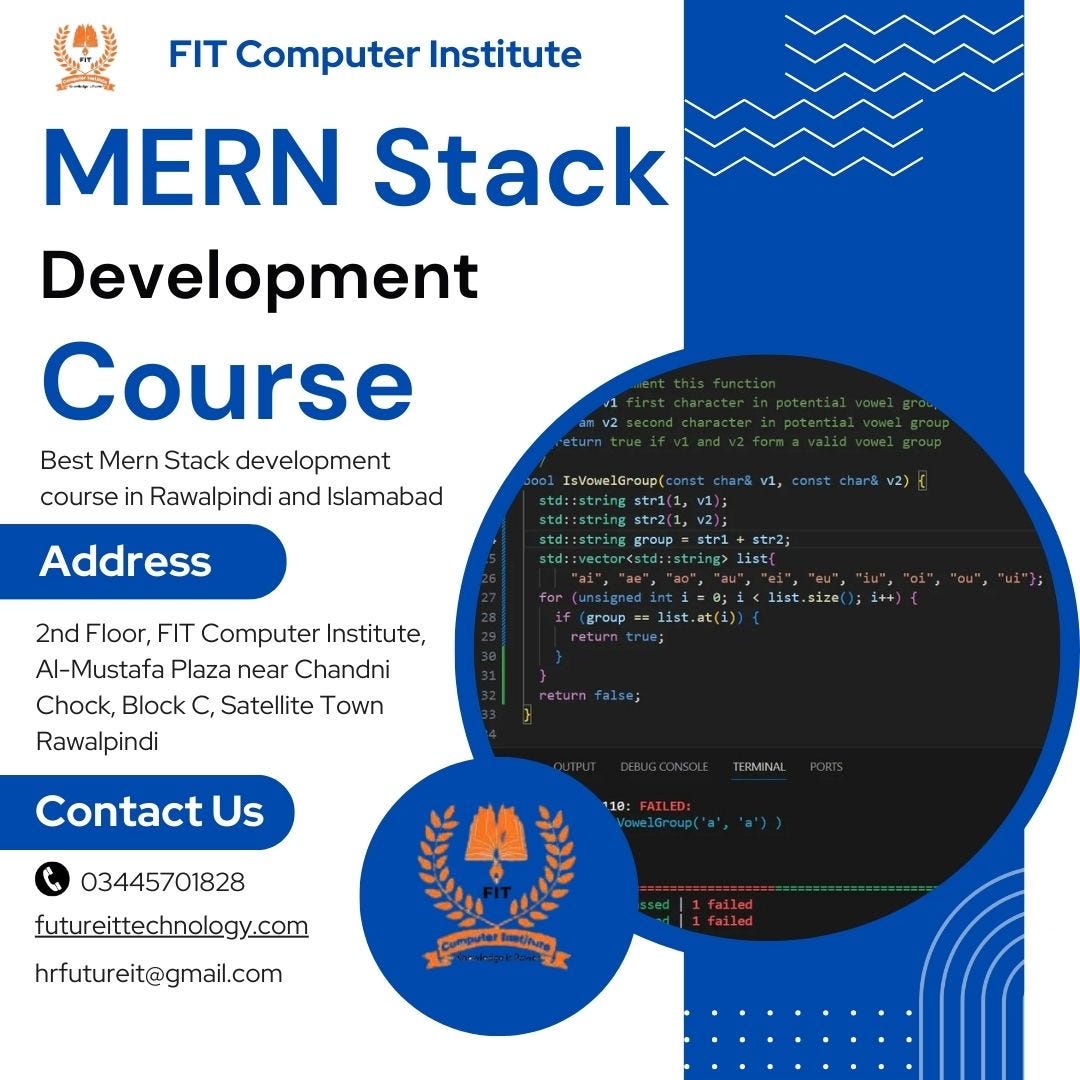 MERN Stack Development Course in Rawalpindi and Islamabad | by FIT ...