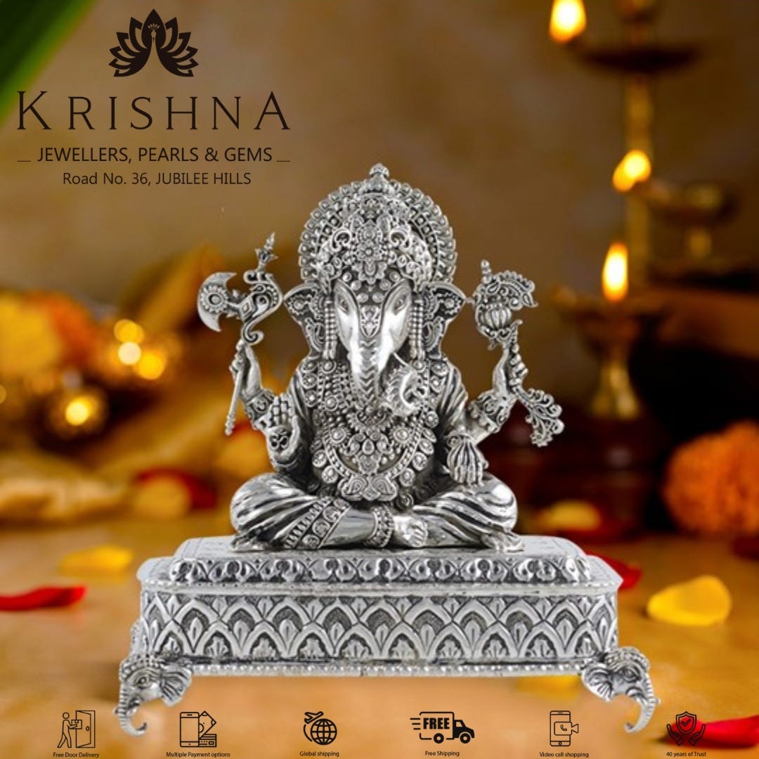 “Silver Idol: A Captivating Symbol of Elegance and Grace” | by Krishna ...
