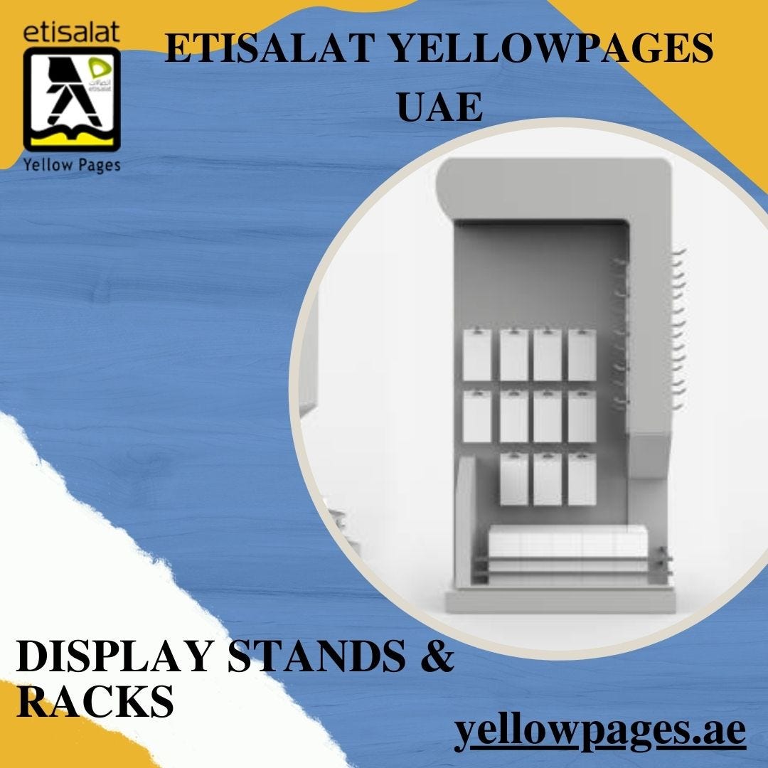 List of display stands & racks in UAE - Fuzail hussainomari - Medium