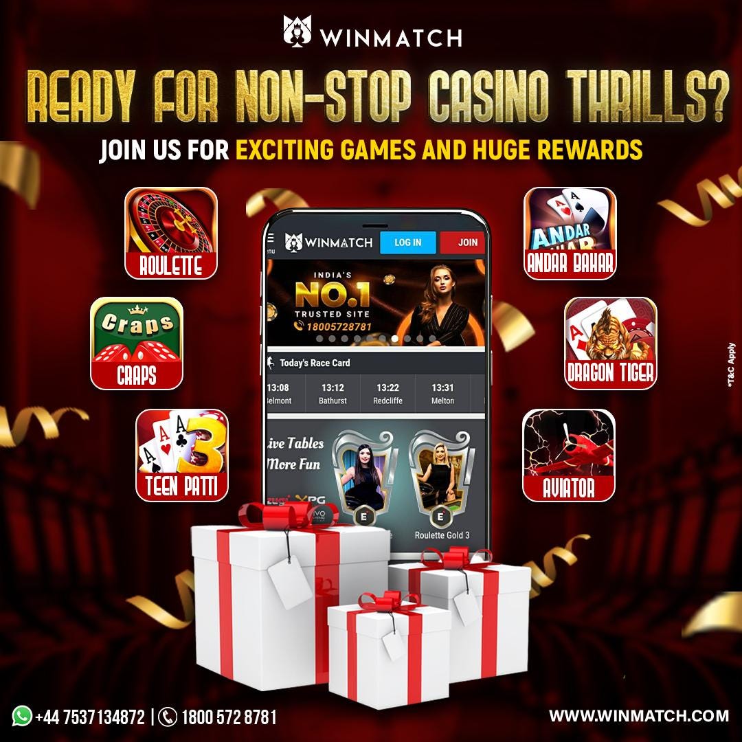 Experience the Thrill of Live Casino Games with WinMatch | by ...