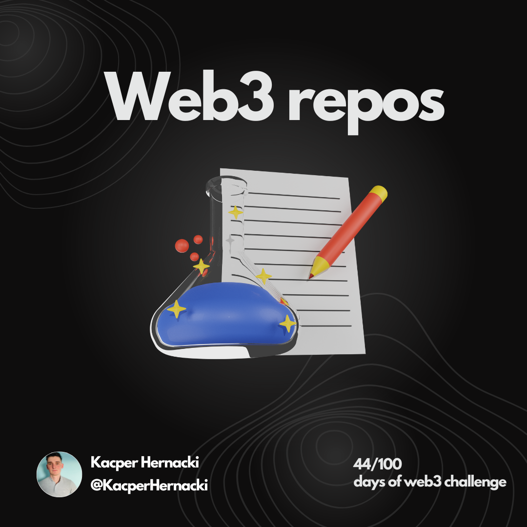 TopWeb3 repositories — master dApps, DAOs, NFTs in a blink of an eye | by Kacper Hernacki | Medium