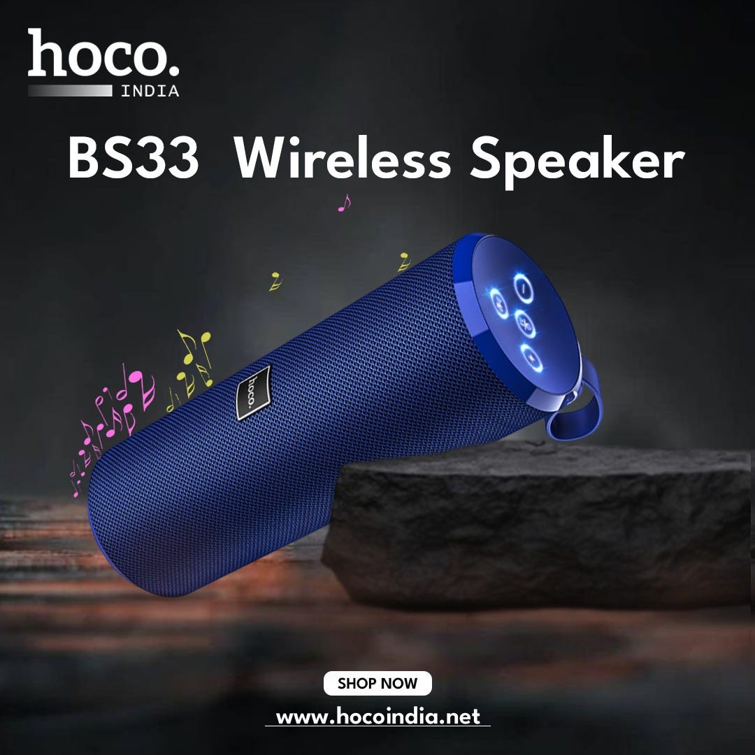 BS33 Wireless Speaker - hoco india - Medium