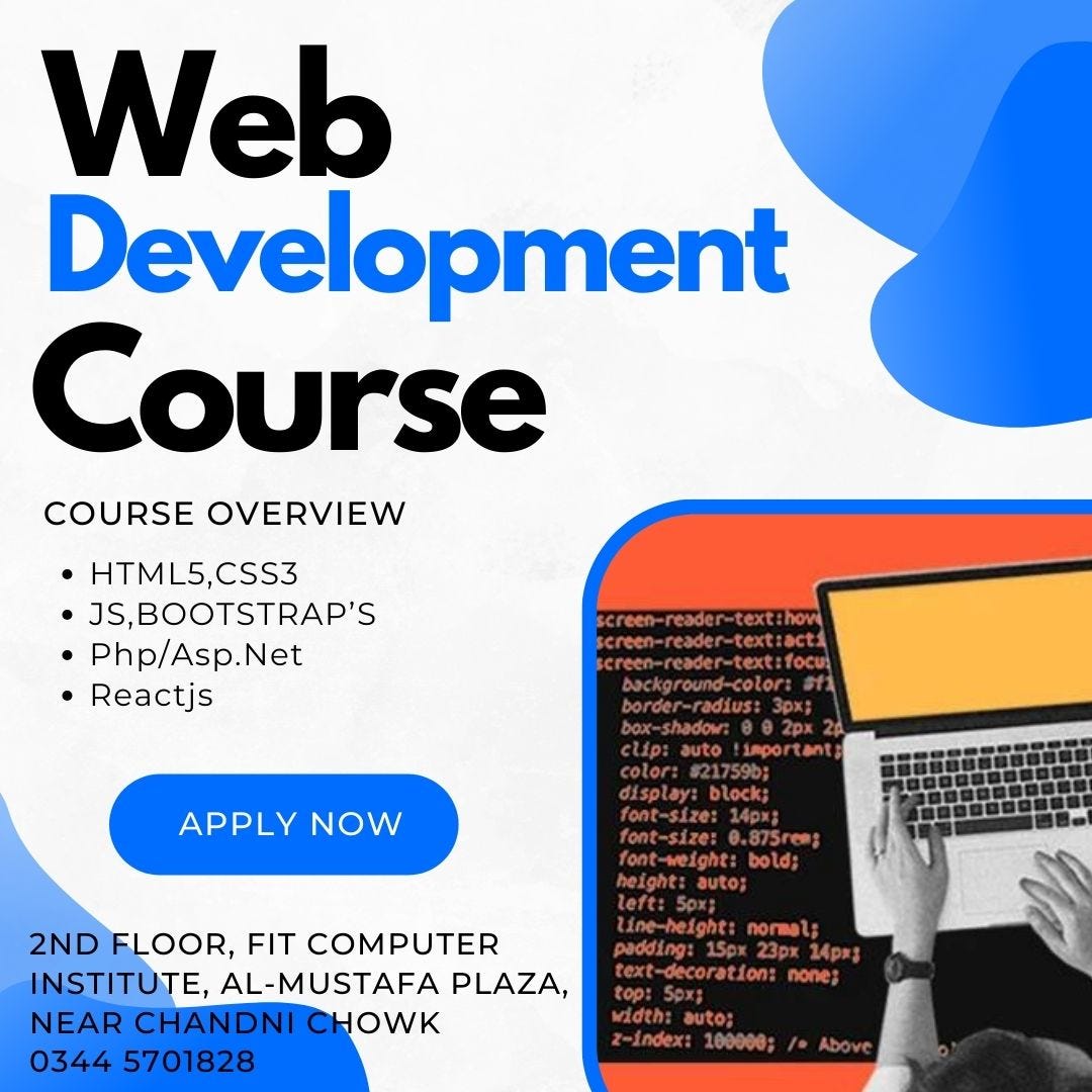 Web Development Course In Rawalpindi Islamabad | by FIT Computer institute | Medium