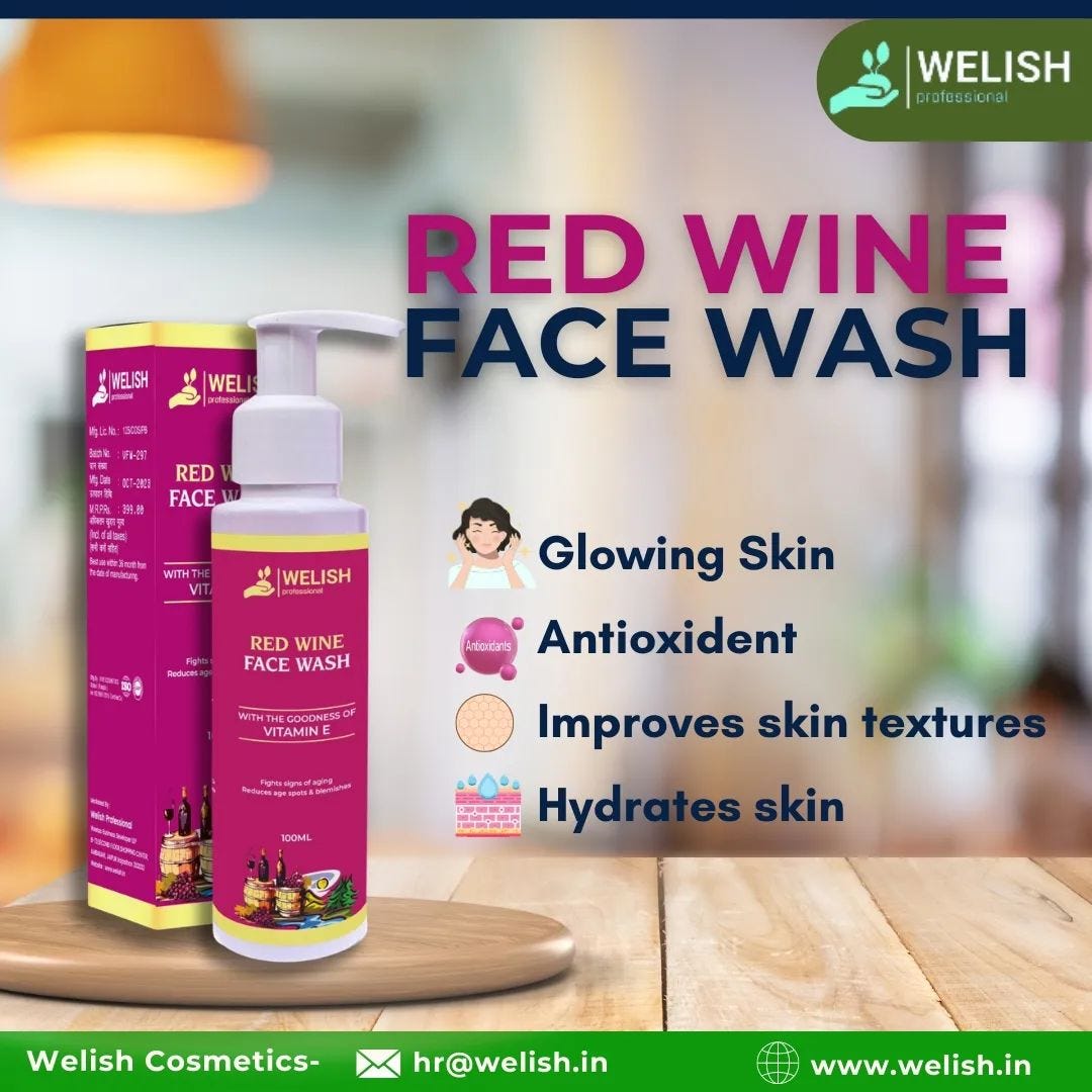 Introducing: Welish Professional Red Wine Face Wash | by Mimfmediaworld ...