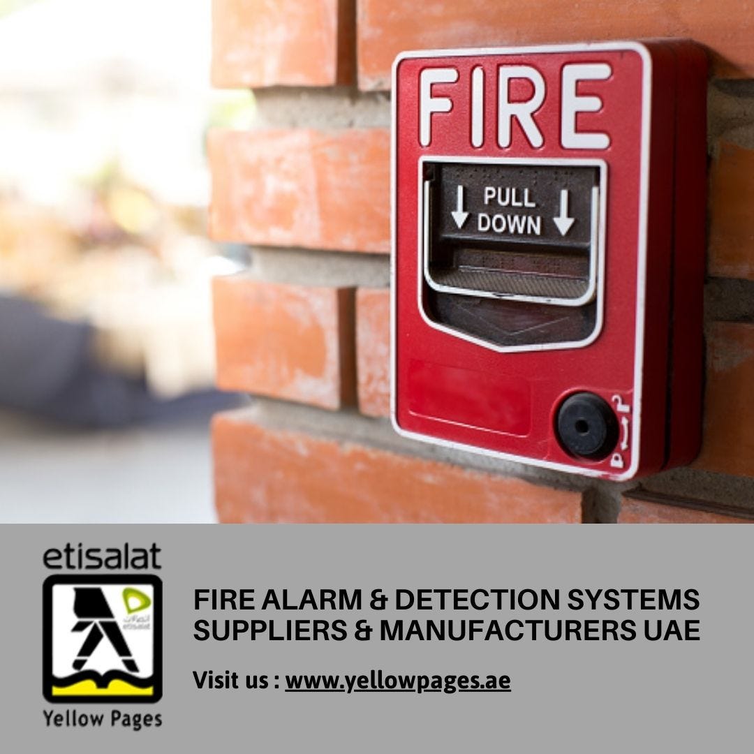 Fire Alarm & Detection Systems Suppliers & Manufacturers UAE - Tvillen ...