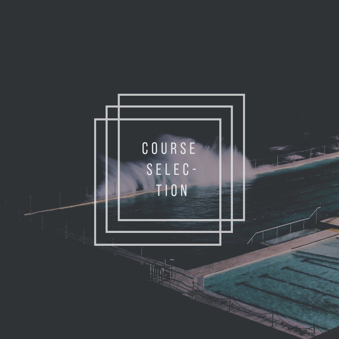 Course Selection — first year. Required courses(pre-enrolled) | by Emmeline | Medium