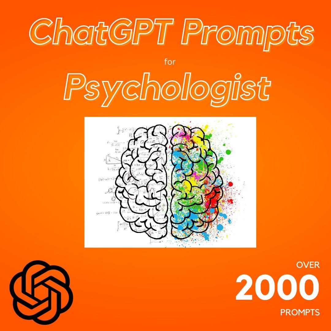 ChatGPT Prompts for Psychologists | Artificial Intelligence in Plain ...