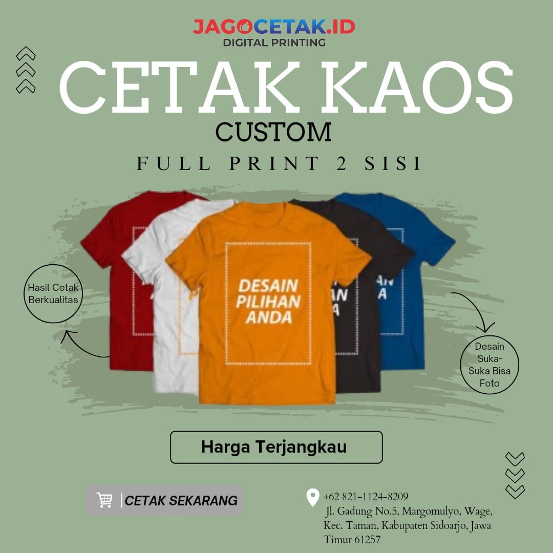 Bawa gayamu ke kehidupan! Cetak kaos custom dengan desain yang menginspirasi. 😍 Mulai sekarang ...