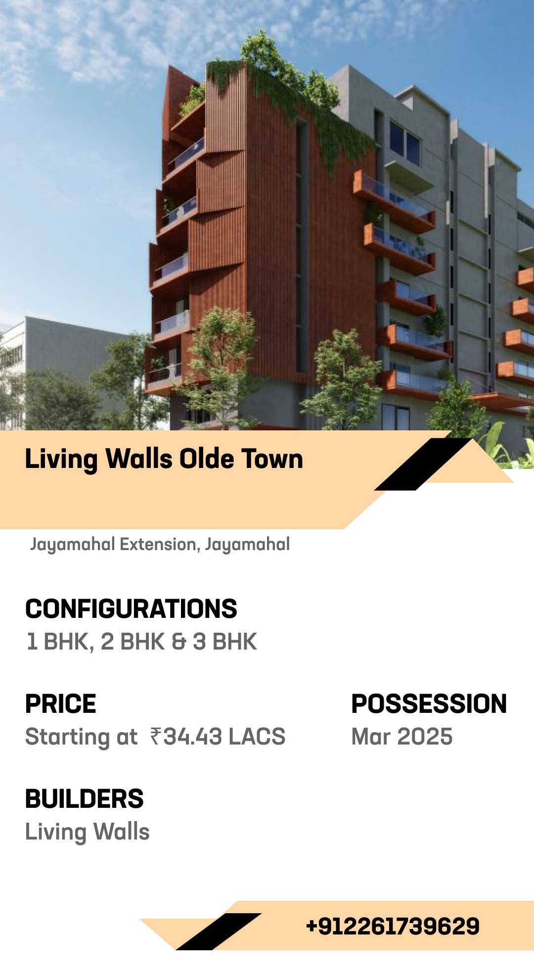 Living Walls Olde Town — 3 BHK Homes in Bangalore | Dwello - sai patil ...