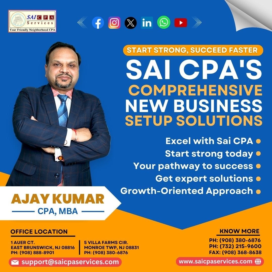 Start Strong, Succeed Faster: Sai CPA’s Comprehensive New Business ...