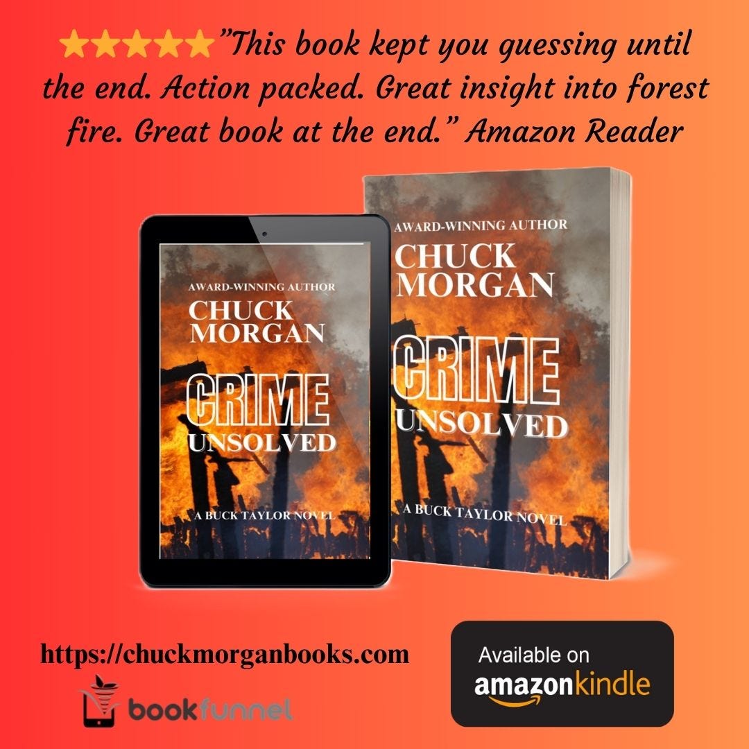 Review: Crime Unsolved, A Buck Taylor Novel by Chuck Morgan | by Chuck ...