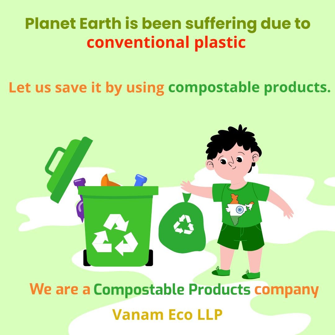 Planet Earth is been suffering due to conventional plastic. Let us save ...