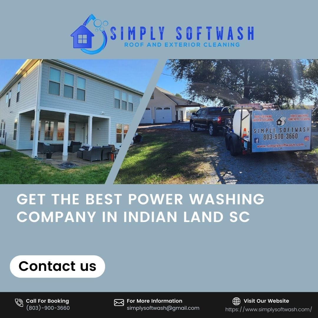 Get The Best Power Washing Company in Indian Land SC - Simply Softwash - Medium