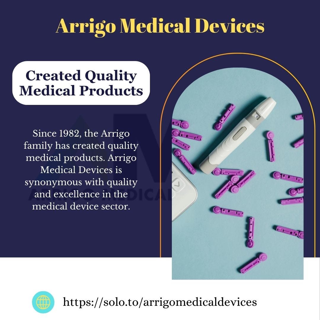 Arrigo Medical Devices — Created Quality Medical Products - Arrigo ...