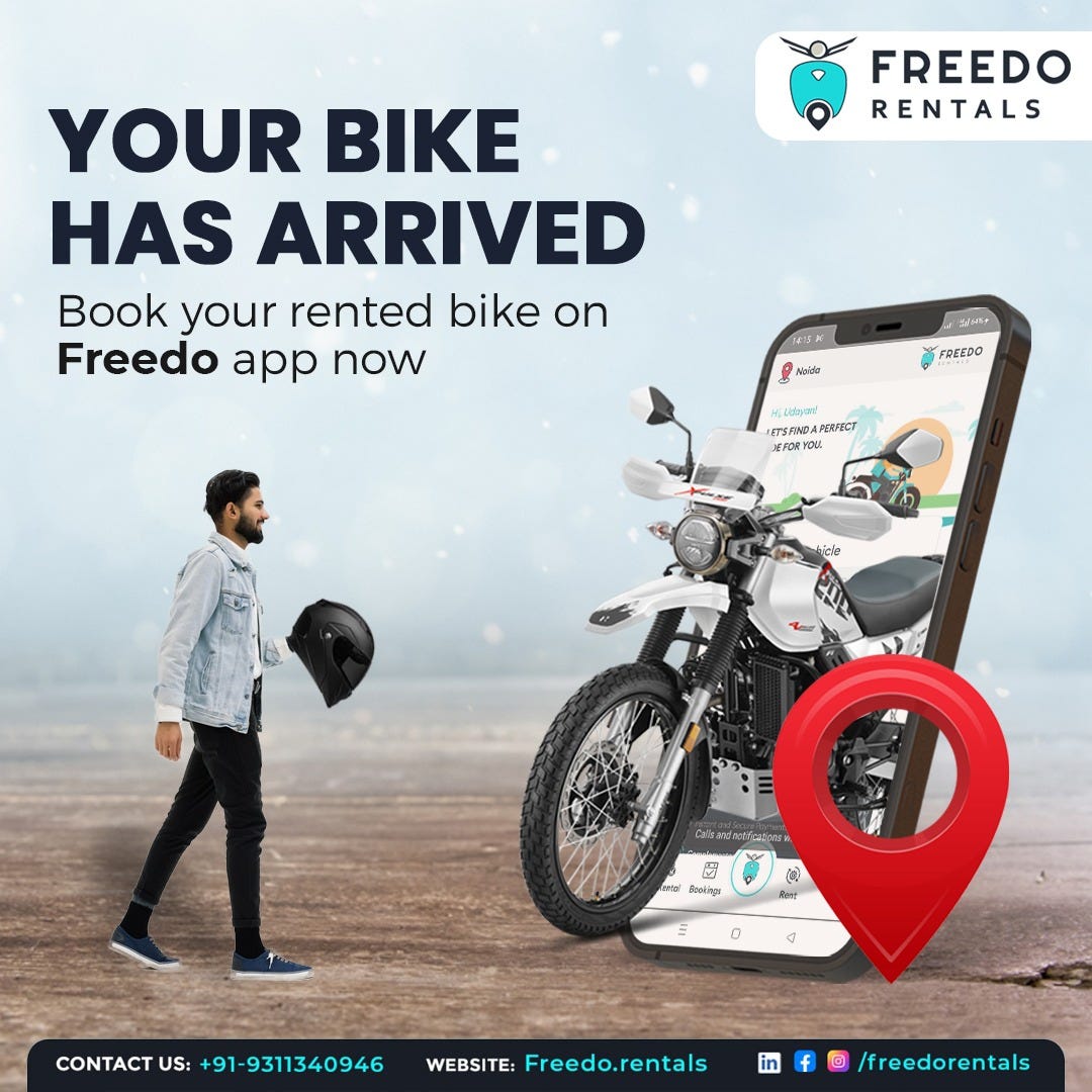 How do Freedo bike rentals help tourists explore the city better? | by ...