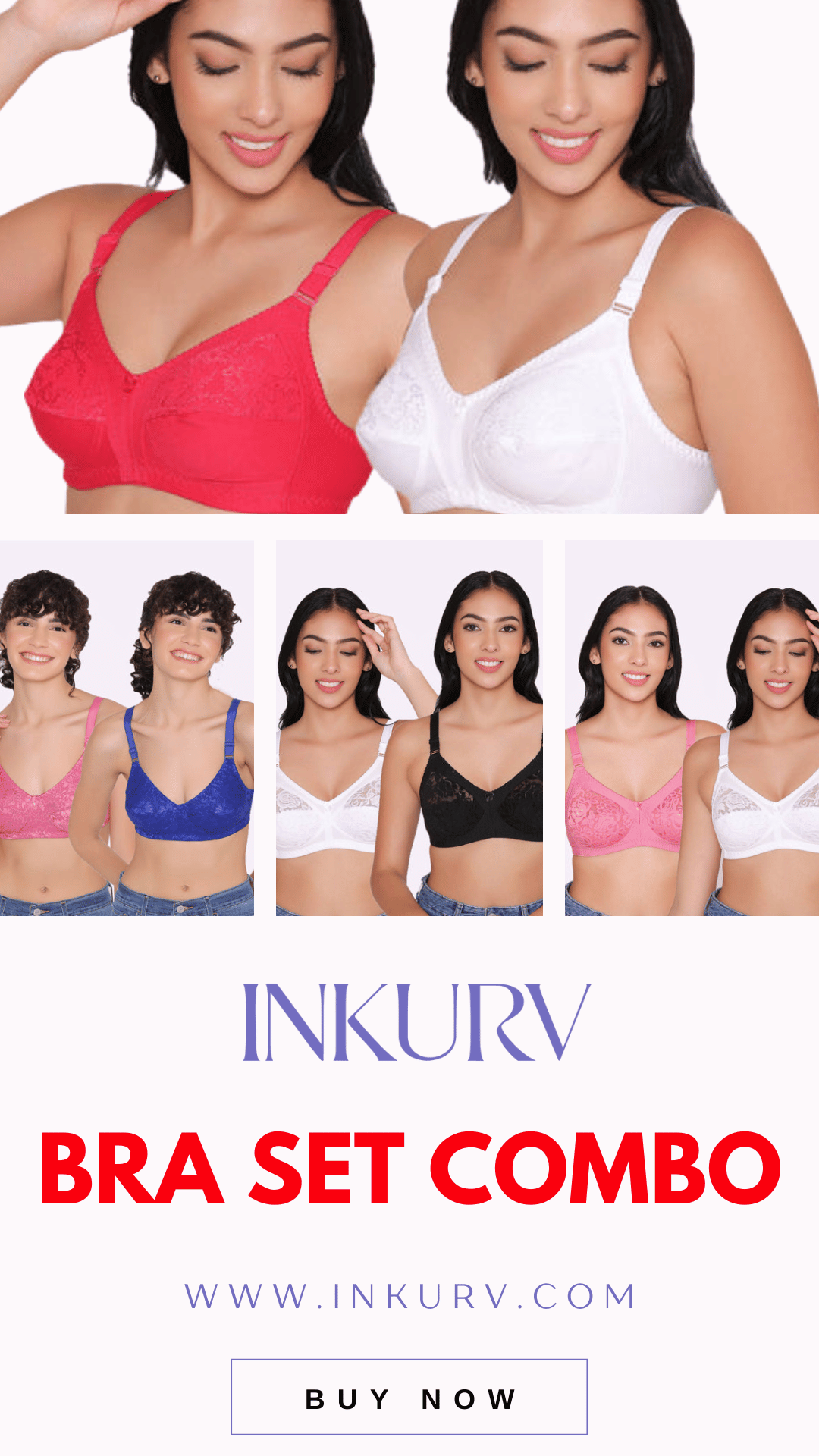 Elevate Your Intimate Collection with Inkurv’s Luxurious Bra Set Combos - Inkurv - Medium