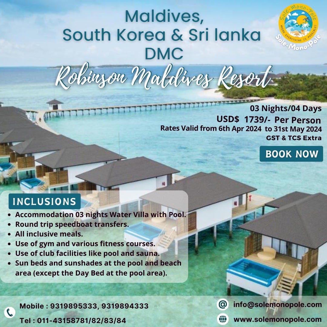Robinson Resort | Robinson maldives price @ Book Now +91 9319895333 | by Sole Mono Pole Private ...