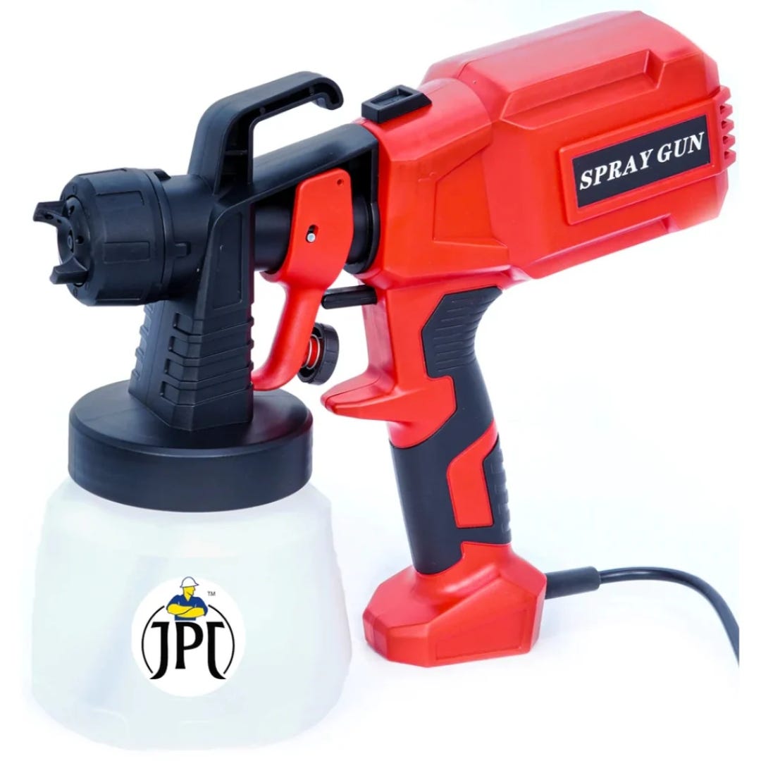 JPT 400W HVLP Corded Spray Paint Machine | 3 Spray Patterns | 800ml ...