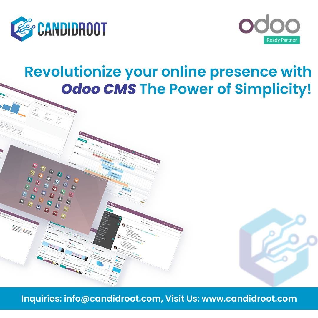 Simplify Your Website Management With Odoo Cms Candidroot Solutions Pvt Ltd Medium