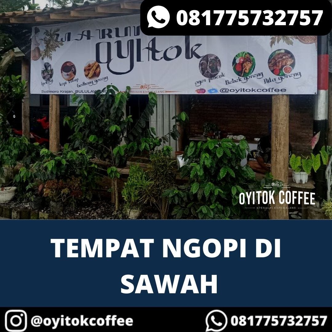 TEMPAT NGOPI DI SAWAH | by Produsenkopi06 | Medium