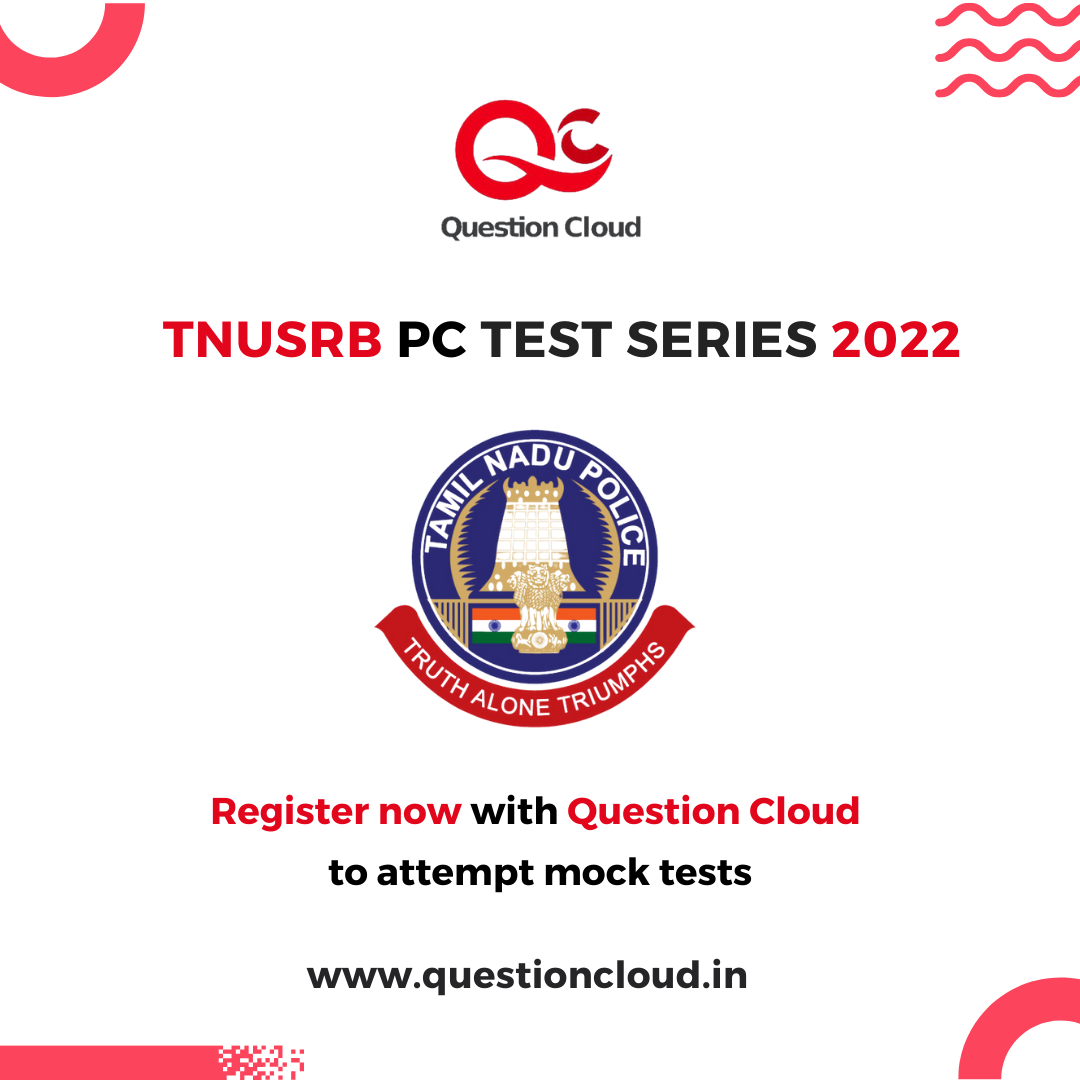 TNUSRB PC Test SERIES 2022 - question cloud - Medium
