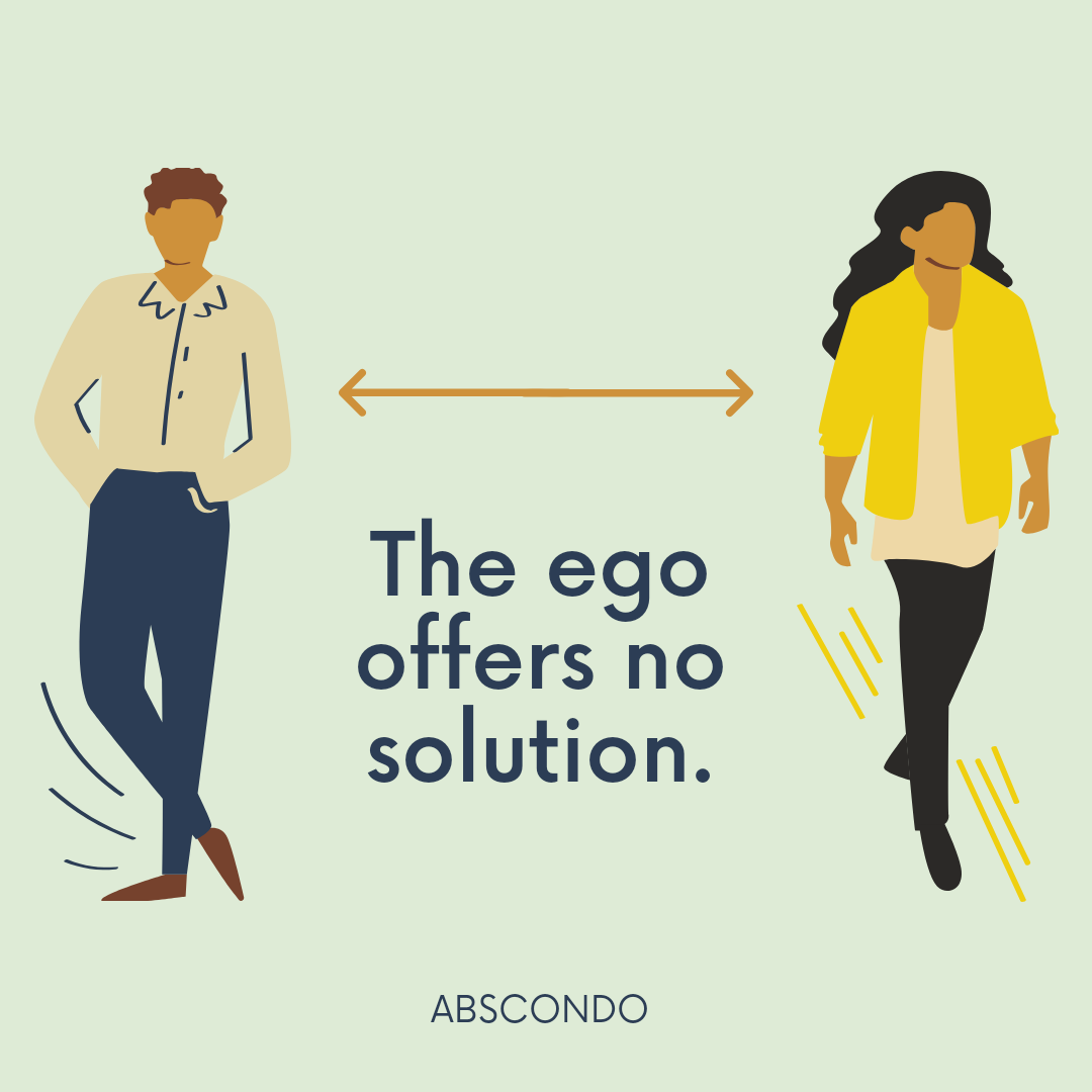 The ego offers no solution. Let us look with any level of honesty… | by ...