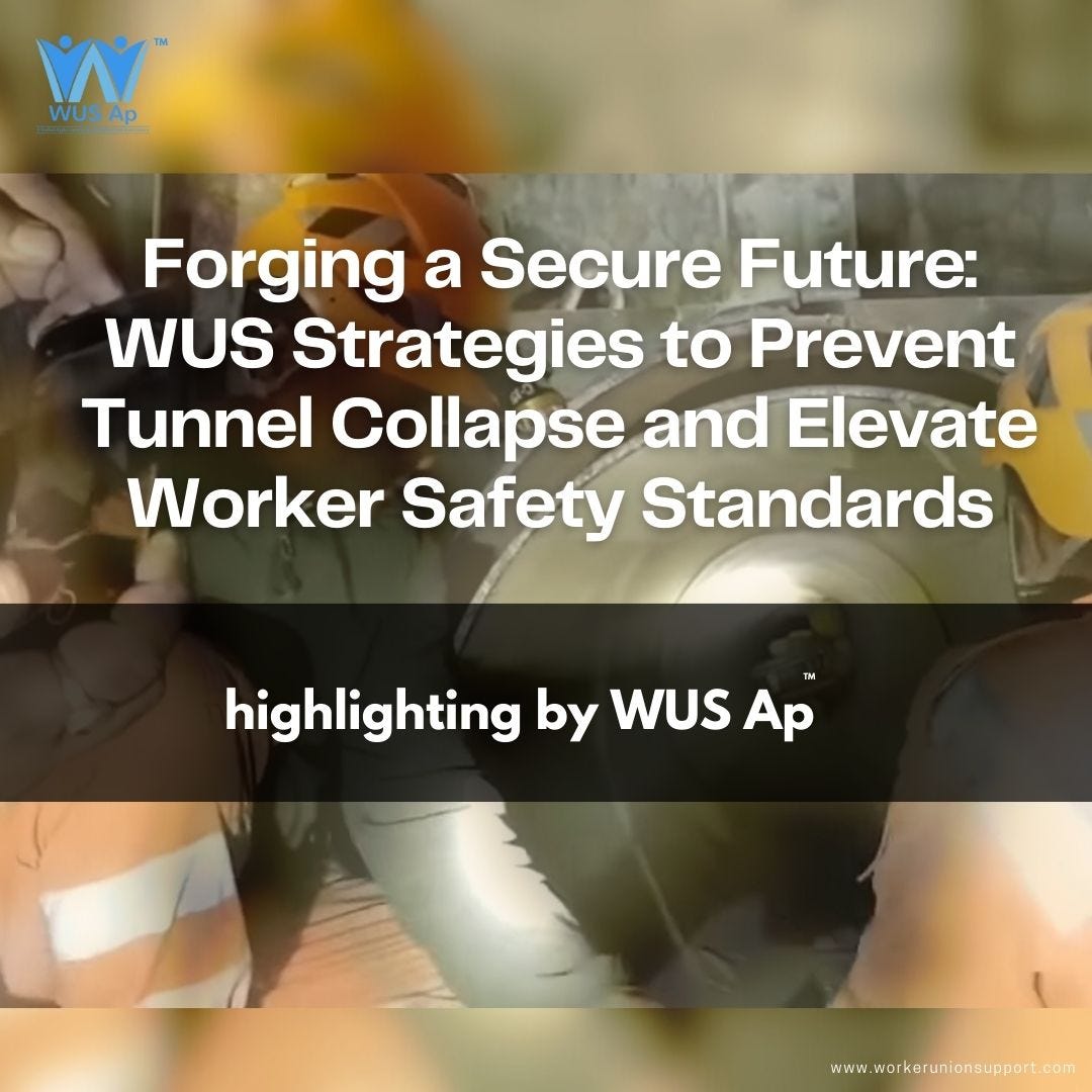 Forging a Secure Future: WUS Strategies to Prevent Tunnel Collapse and ...